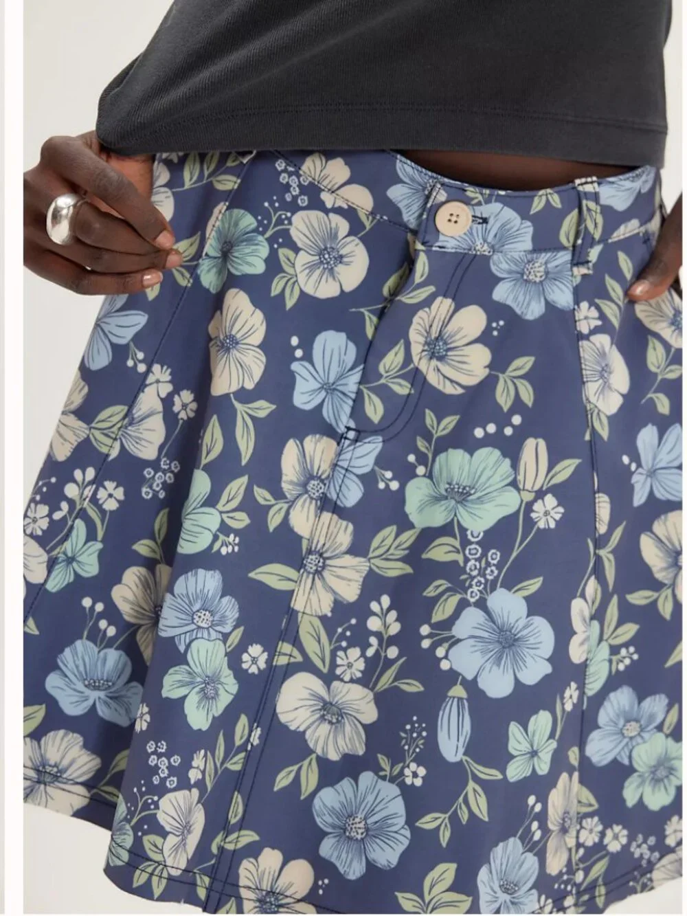 Free People | Skirts | Nwt Free People Dahlia Printed Circle Mini Skirt ...